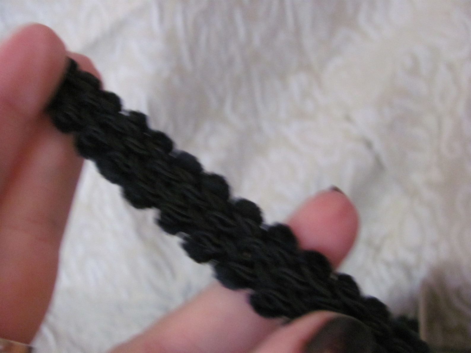 Black Fuzzy Thick Soft Gimp Woven Trim 5/8 Inch 15mm - Etsy