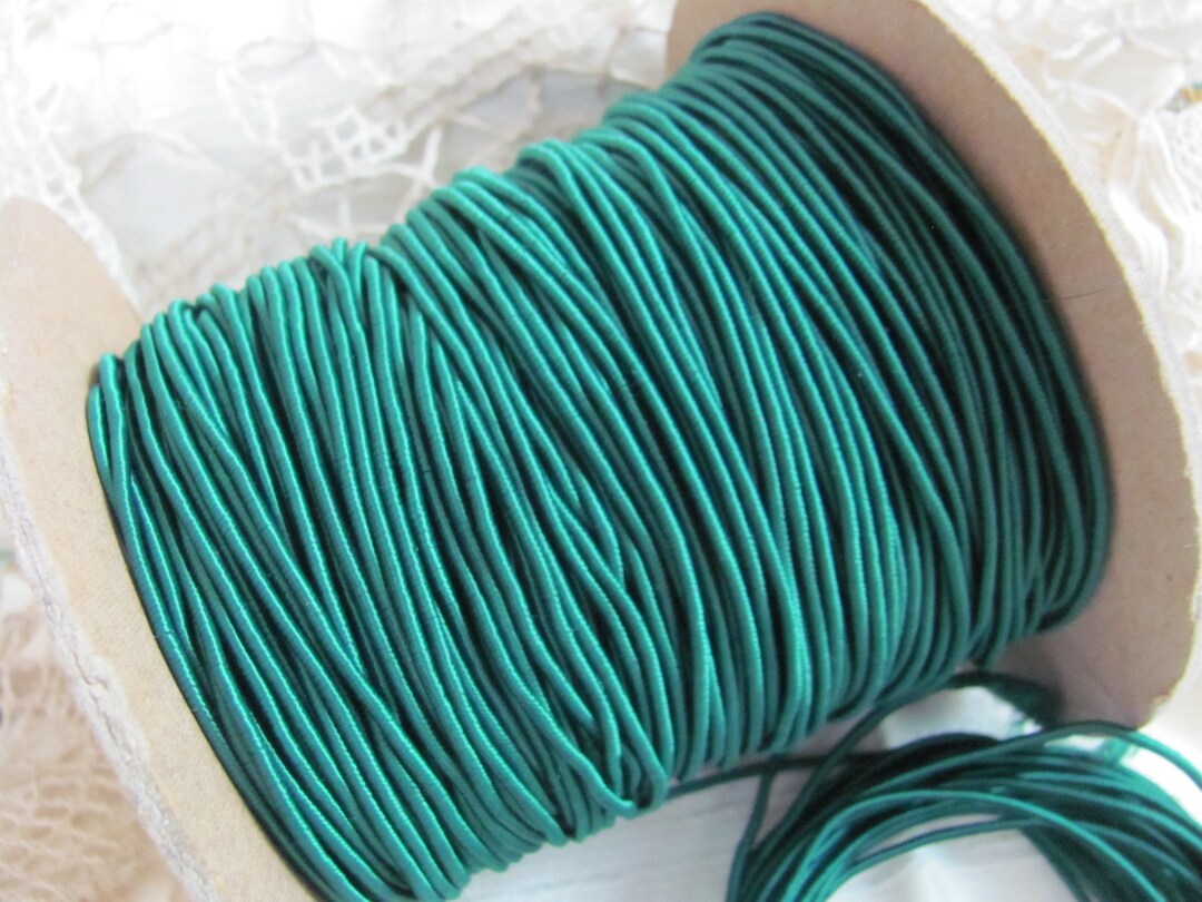 Hilo envuelto Gimp Cord Rat Tail Yarn Crochet Jewelry Beading Vintage ...