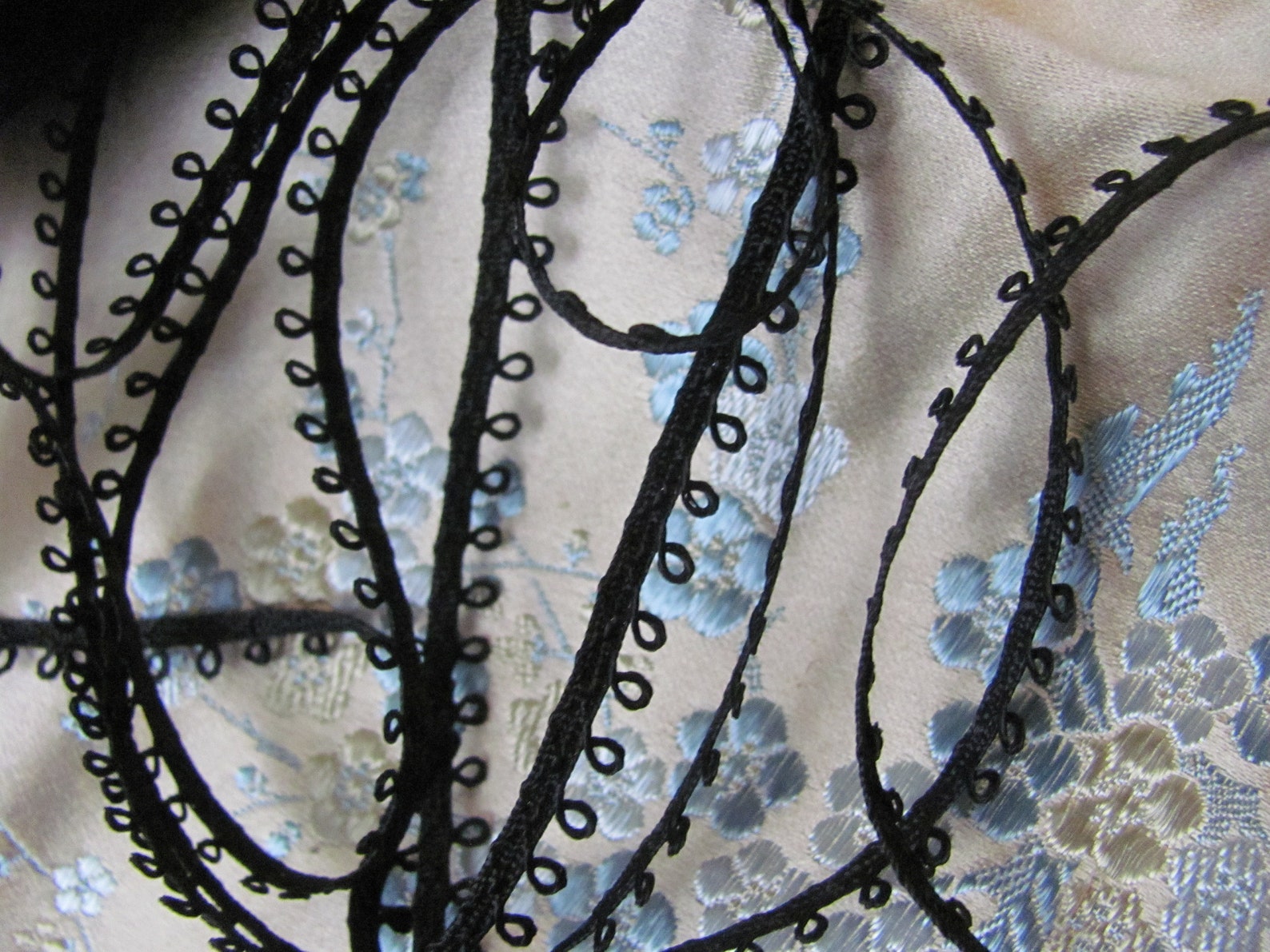 5mm Vintage Black Woven Rope Loop Sewing Lace Trim 5 Yards | Etsy