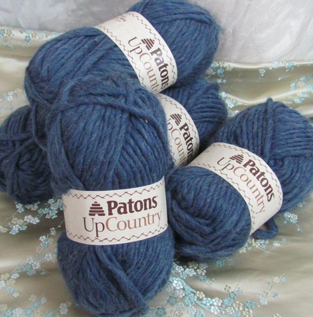 5 Skeins Patons up Country 100% Wool Yarn Skein Bulky - Felting ...