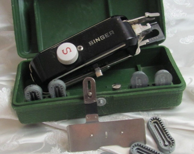 Vintage Singer Button Holer Buttonholer Hand Held Sewing Machine ...