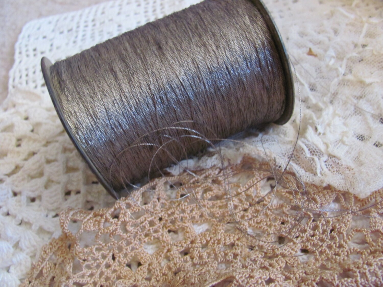 Metal Thread Antique French Early Century Silver 1 Ply Real - Etsy