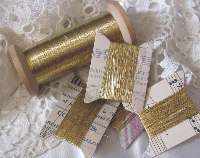 Vintage 24k Gold Thread* - Etsy