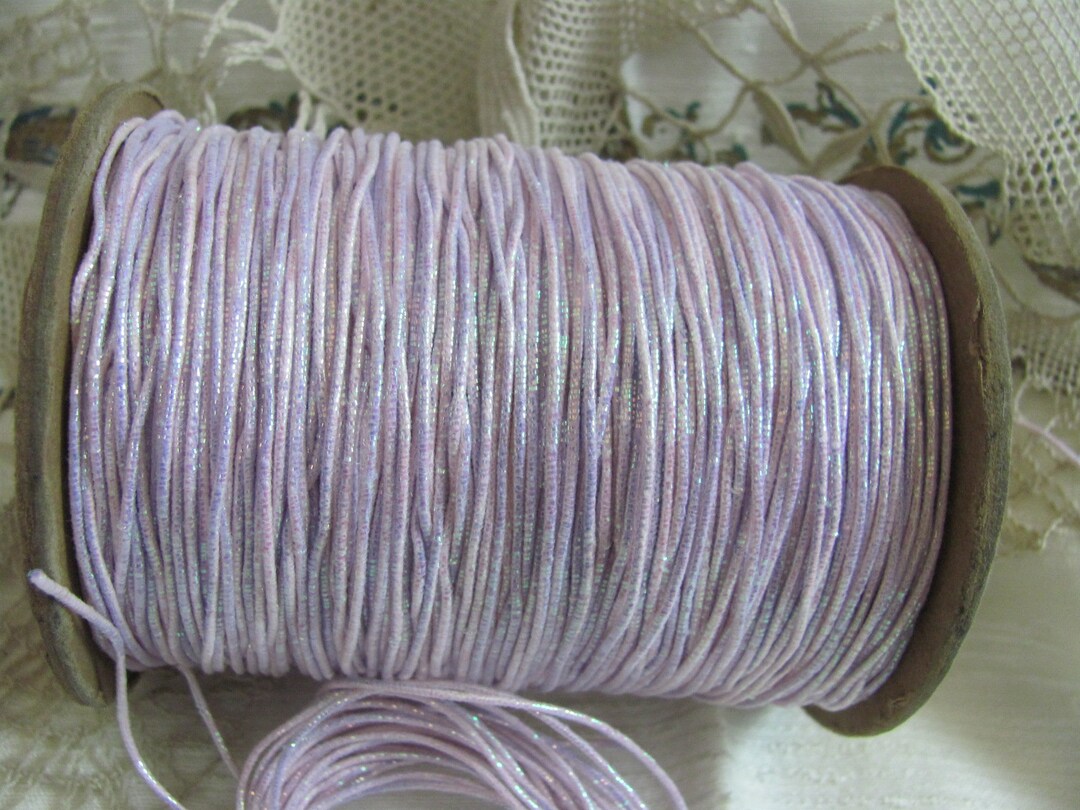 Wrapped Thread Gimp Cord Yarn Crochet Sewing Jewelry Vintage / Shiny ...