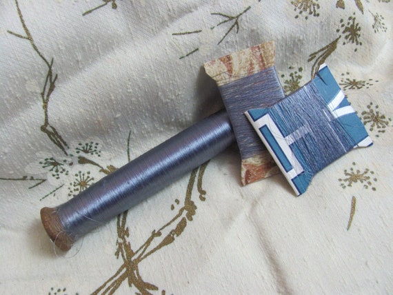 100% Silk Thread // Antique Early Century French Embroidery | Etsy