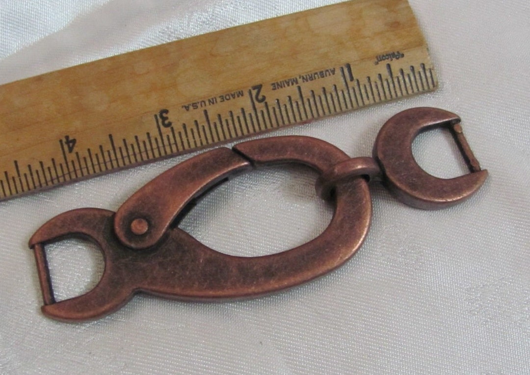 Heavy Duty Push Gate Snap Hook Belt Buckle Tote Strap Harness Lobster ...