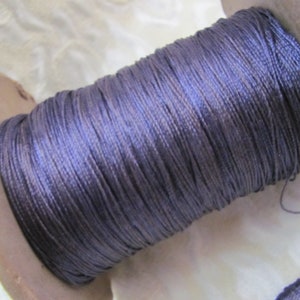 Twisted Silk Thread // Blue/purple Antique Vintage Embroidery Thread ...