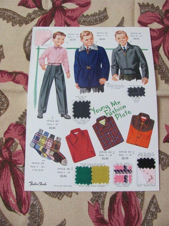 1950s Boys Clothing