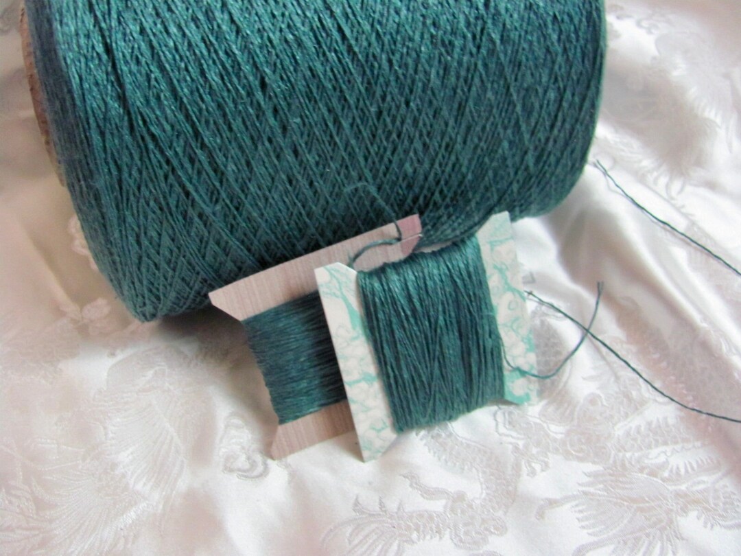 Swiss Linen Thread // Vintage Embroidery Thread 100% Natural Linen ...