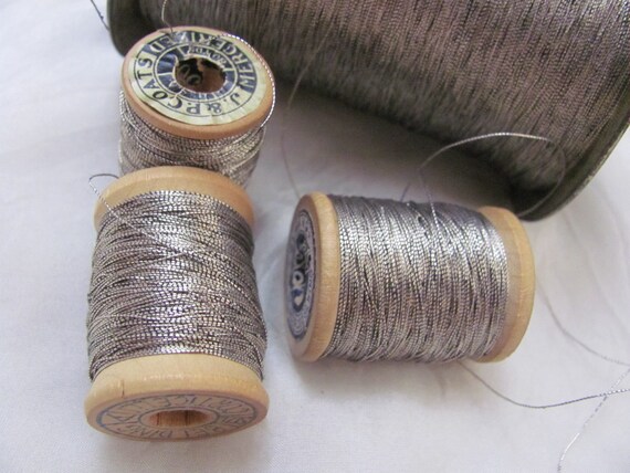 Metal Thread Antique French Early Century Dark Gold 1 Ply | Etsy