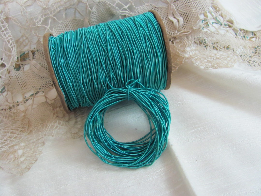 Wrapped Thread Gimp Cord Rat Tail Yarn Crochet Jewelry Beading Vintage ...