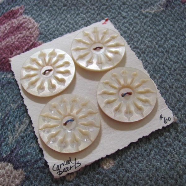 Carved Mop Buttons - Etsy