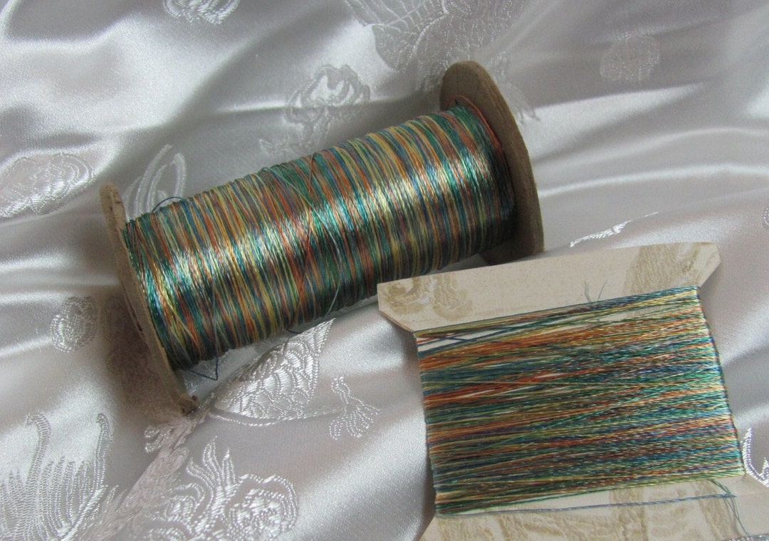 100% Silk Thread // Vintage Embroidery Thread Real Silk Sewing Threads ...