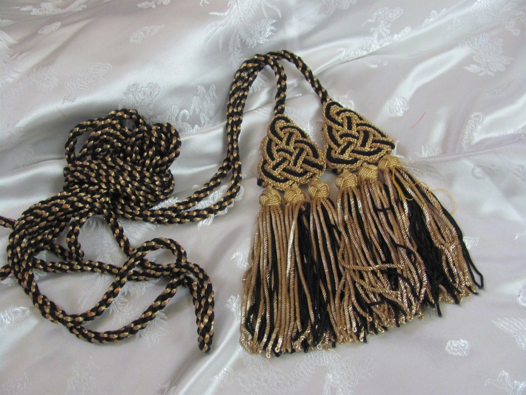 Cinctures Set of 2 Vintage Liturgical Vestment Priest's Stole Tassels ...