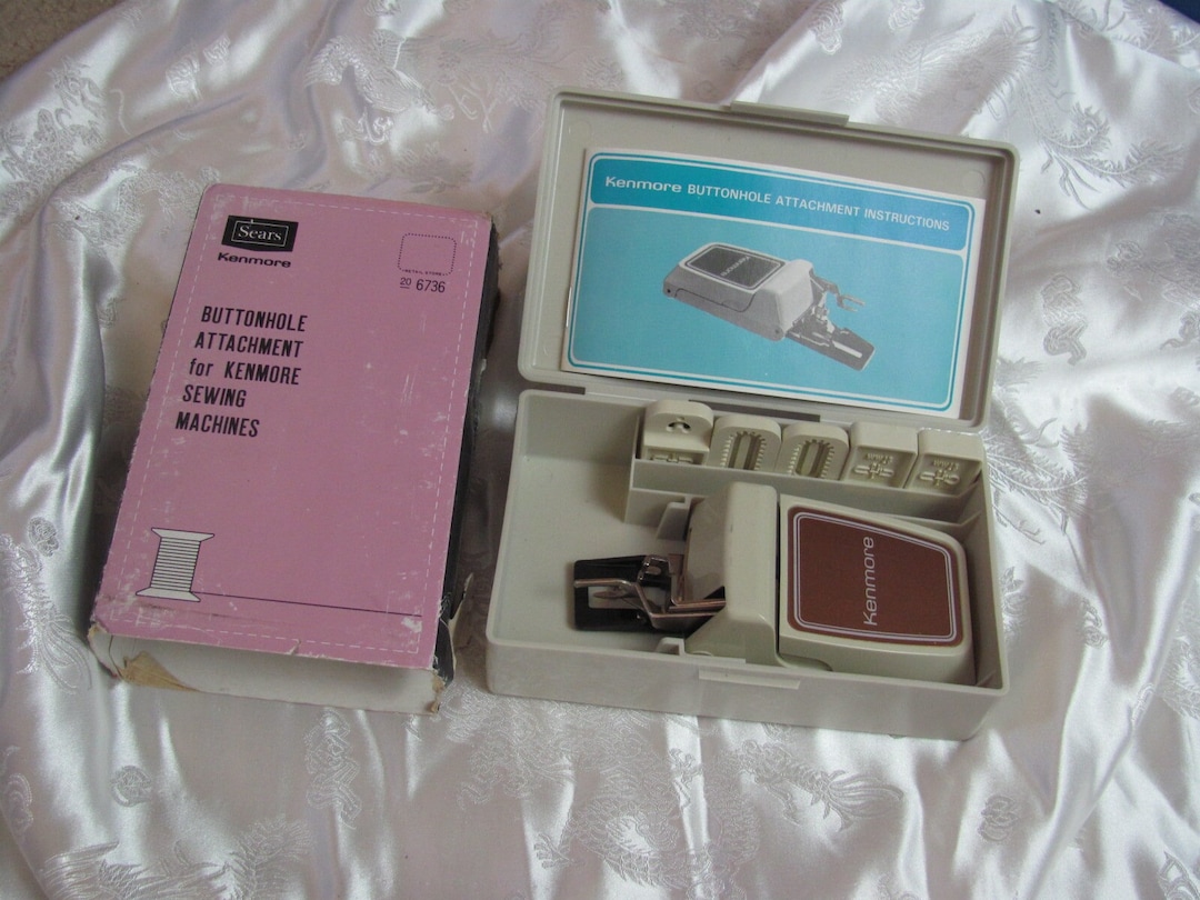 Kenmore Vintage Household Buttonhole Attachement Button Holer ...