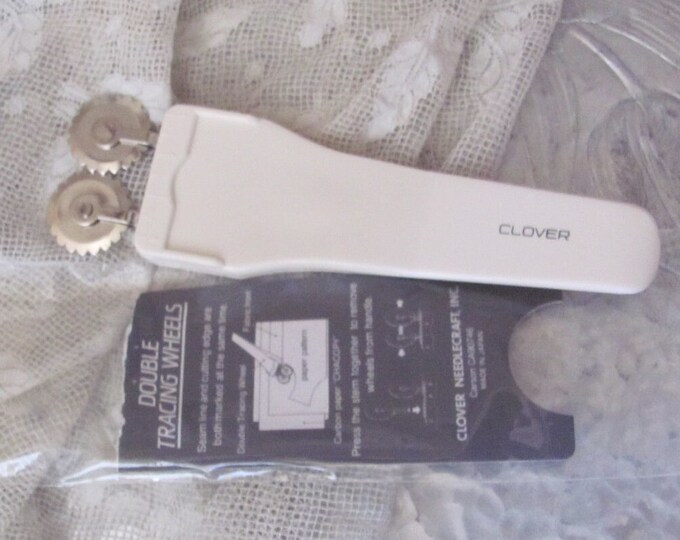 Clover Brand Double Tracing Wheel // Sewing Tools Supplies Pattern ...