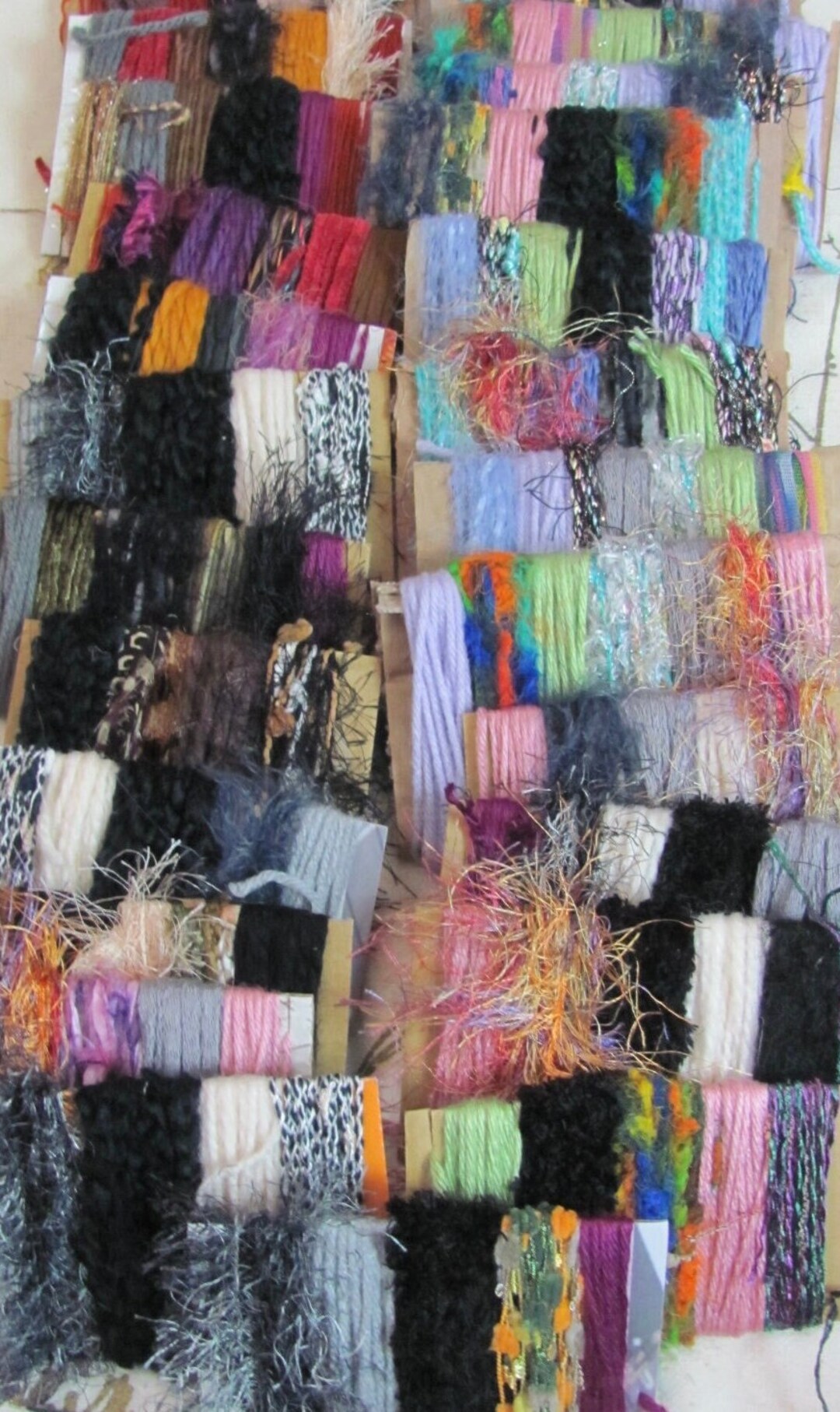Colorful Yarn Bundle Lot of Assorted Novelty Fancy Premium Fibers for ...