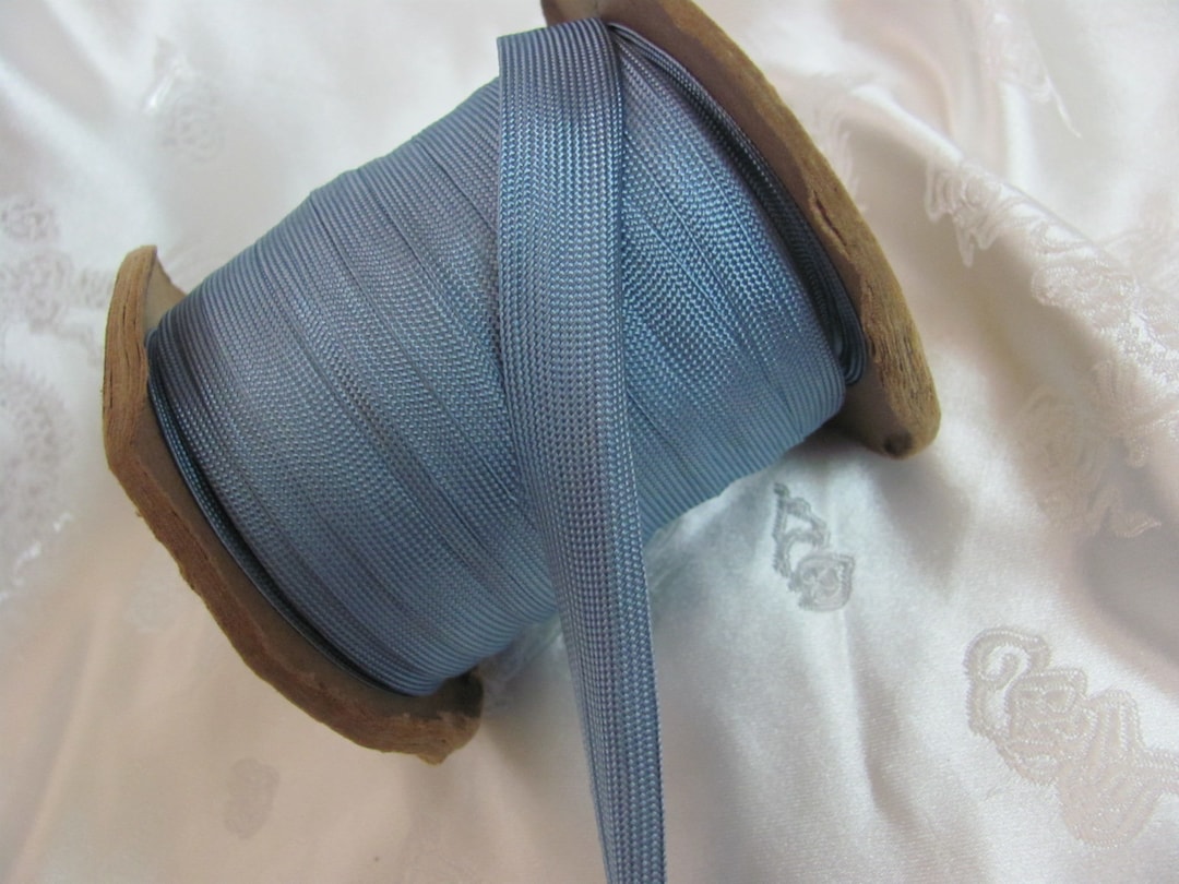 Blue Ribbon Woven Braided Middy Twill Cord Strap Trim Ribbon Tape // 5/ ...
