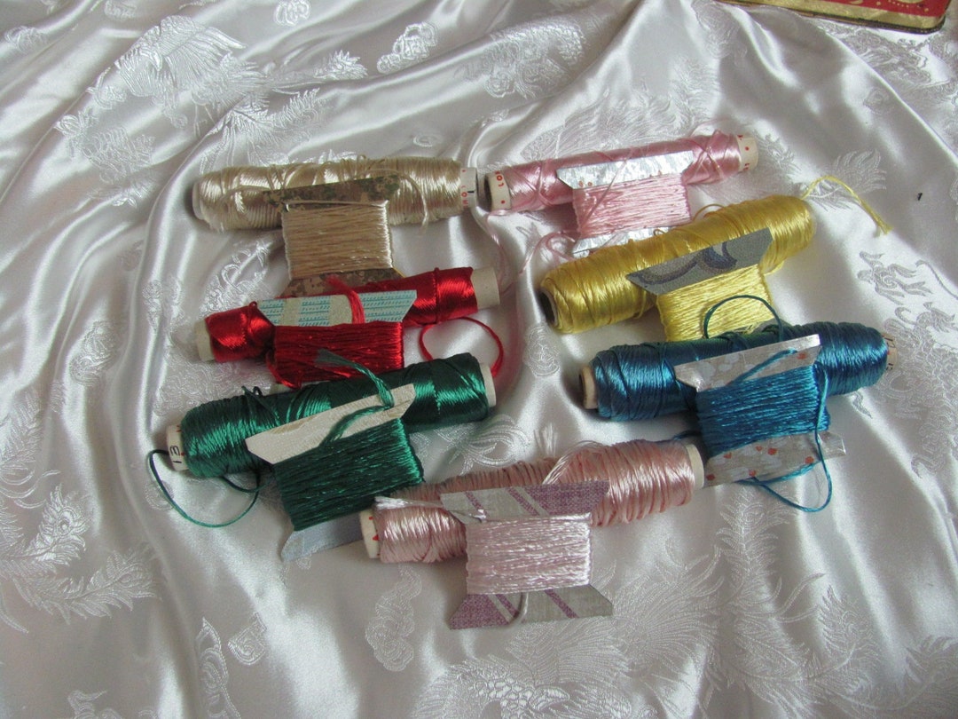 Twisted Silky Thread // Lombard Barcelona Vintage Embroidery Thread ...