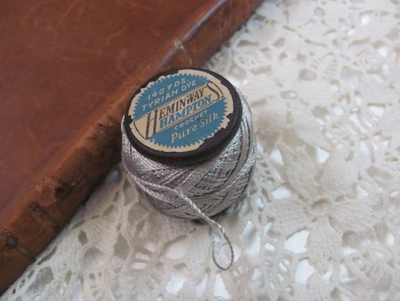Silk Thread on Small Wooden Spool Antique 19th Century - Etsy