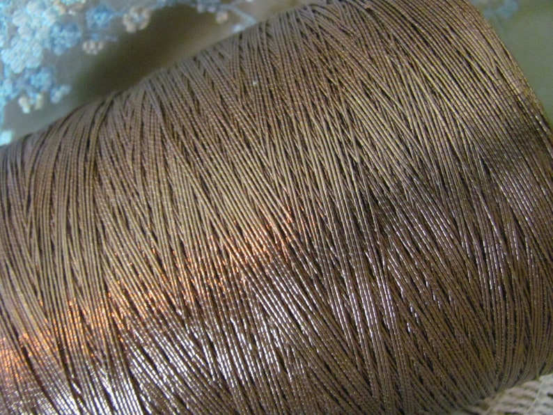 Wrapped Gold Metallic Gimp Thread Embroidery Knitting Crochet - Etsy