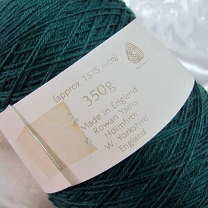 Large Cone Rowan 4 Ply Botany 100% Pure Wool Yarn England 350g 1540m ...