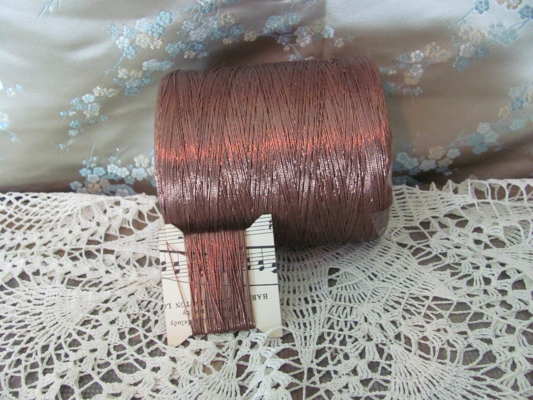 Wrapped Gold Metallic Gimp Thread Embroidery Knitting Crochet - Etsy