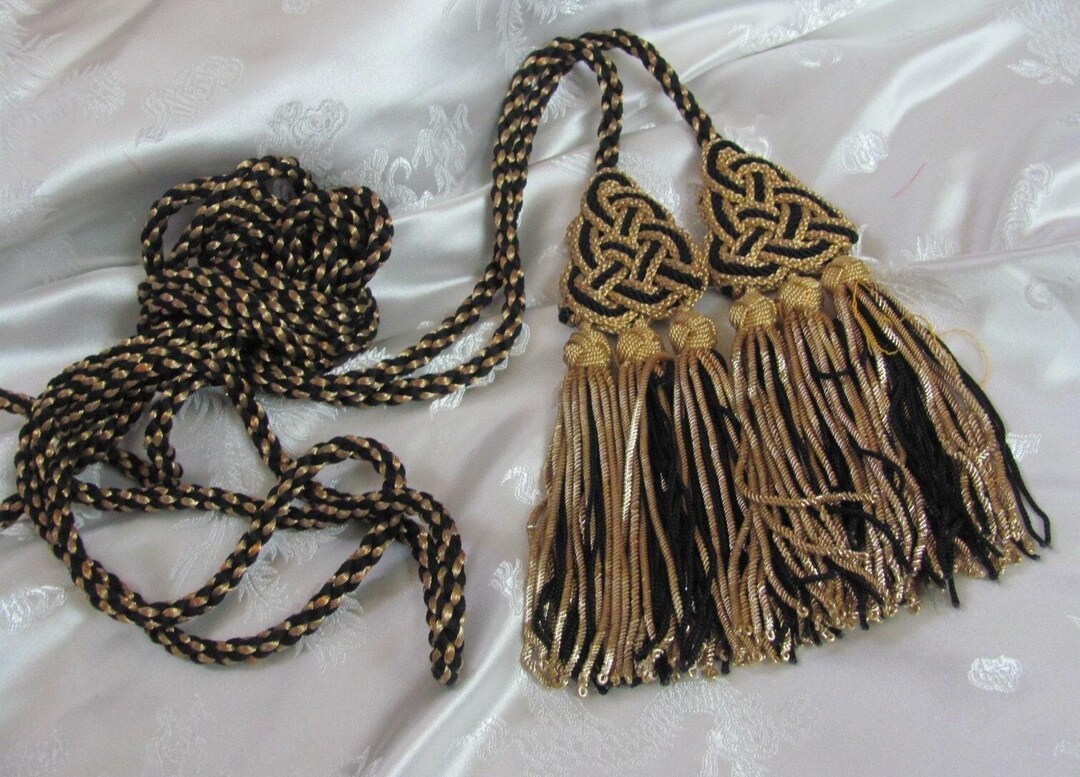 Cinctures Set of 2 Vintage Liturgical Vestment Priest's Stole Tassels ...