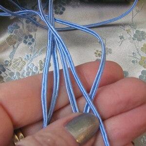 3mm Vintage Light Blue Woven Rope Cord Soutache Sewing Trim 19 Yards ...