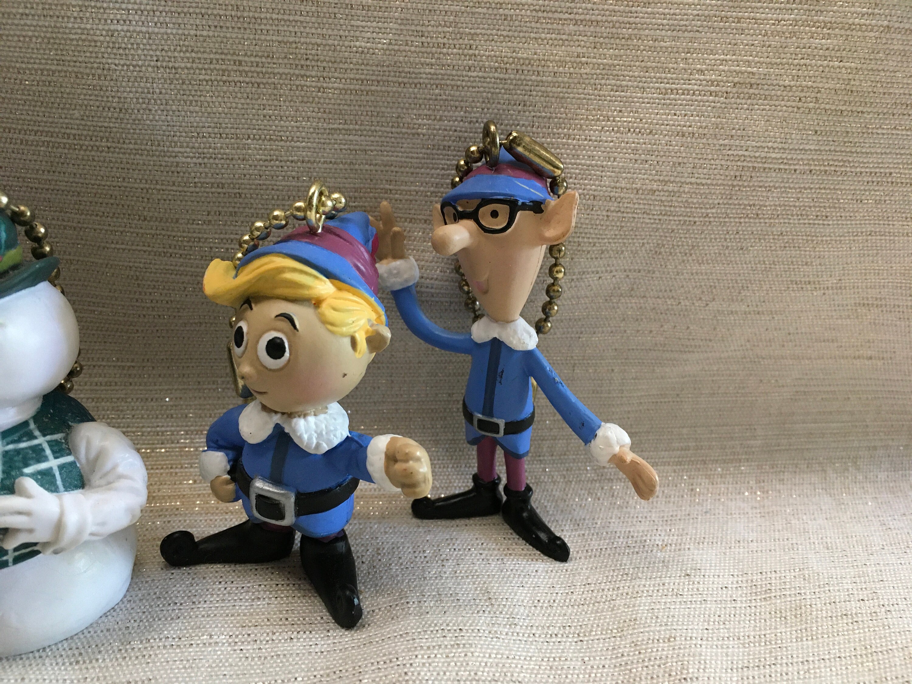 Vintage Rudolph the Red-nosed Reindeer Set of Six Keychains - Etsy