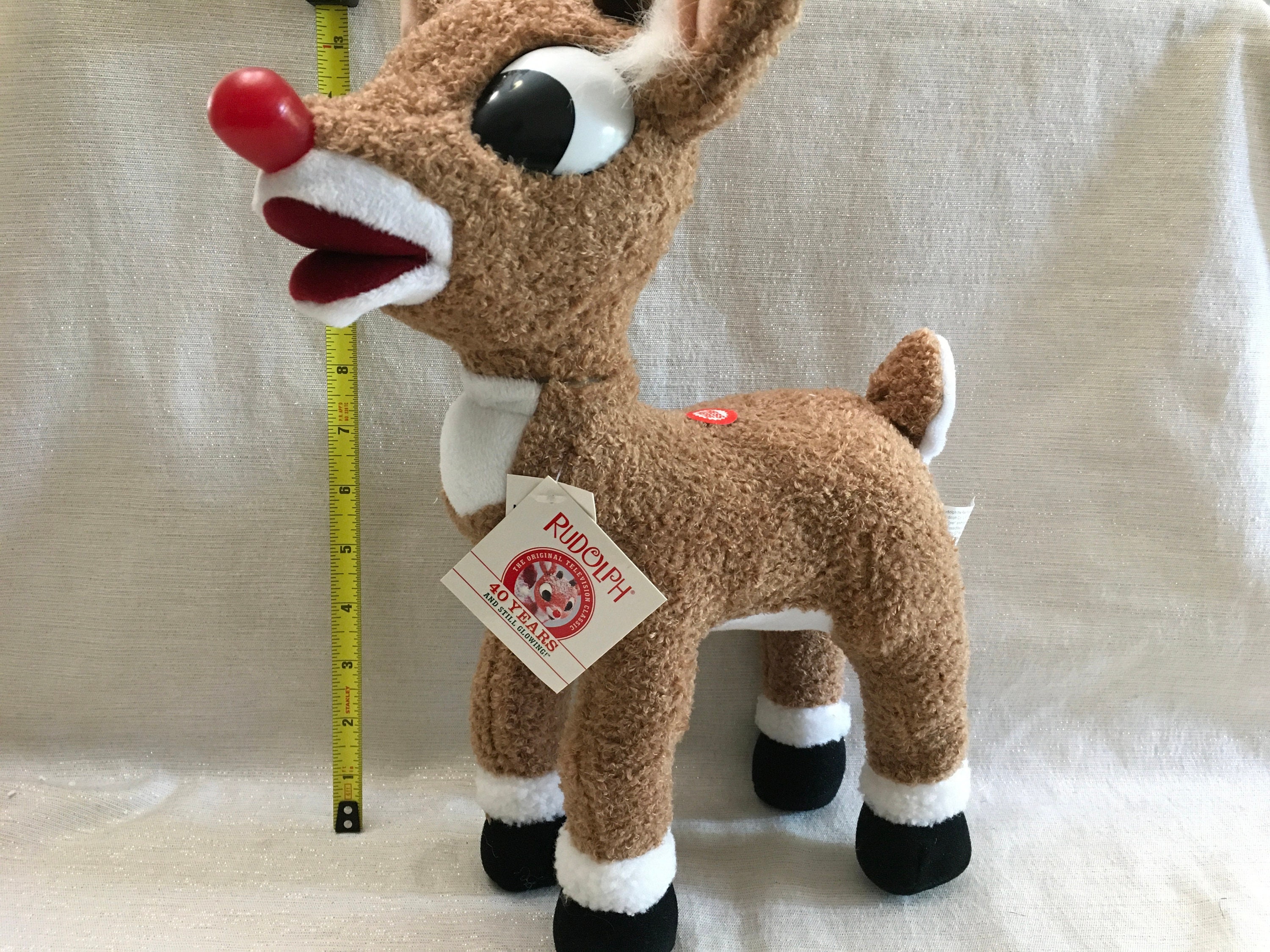 Vintage Rudolph the Red-nosed Reindeer 40th Year Large Stuffed Figures ...