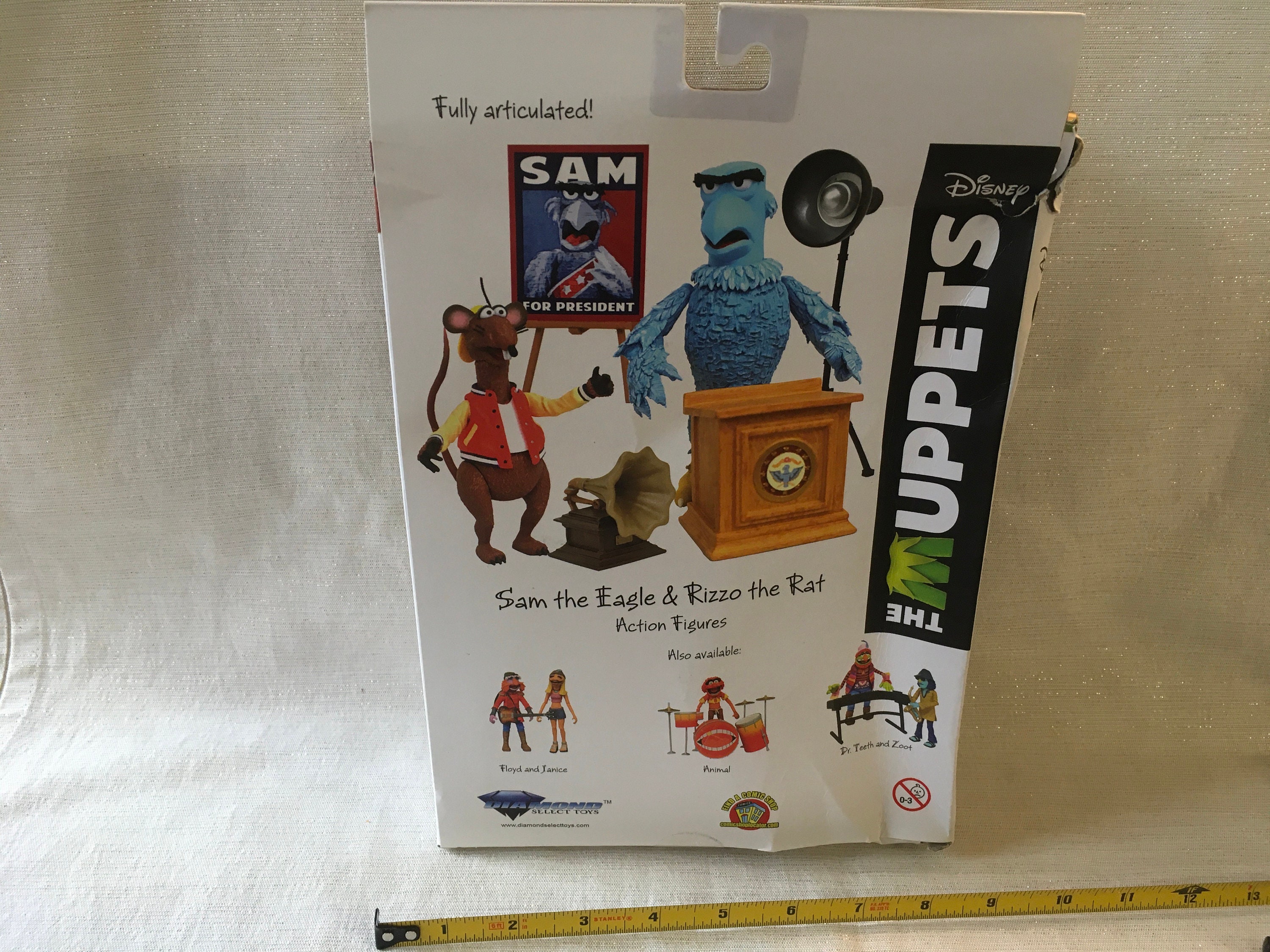 The Muppets Sam the Eagle and Rizzo the Rat Figures - Etsy