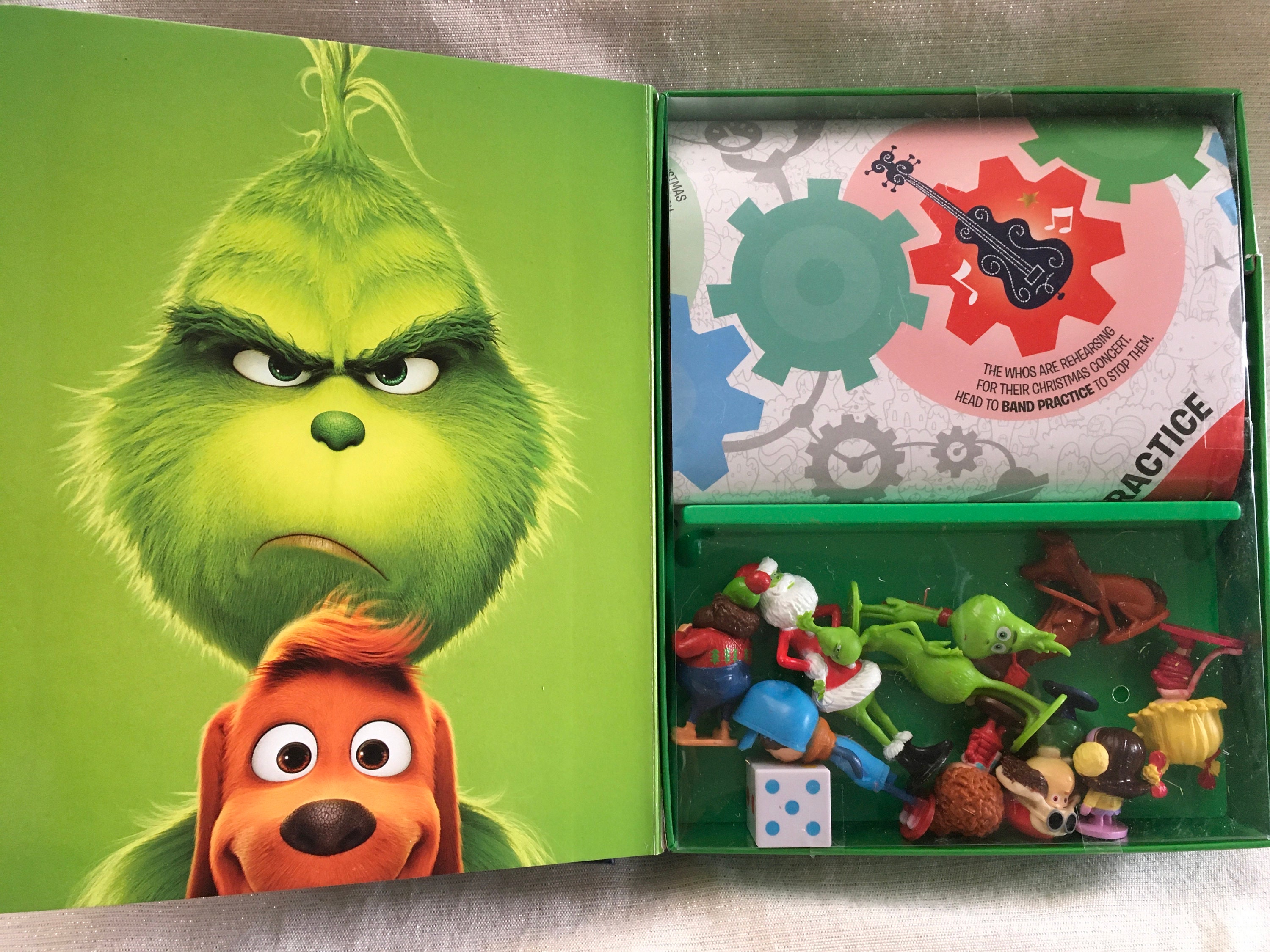 Illumination Dr. Seuss the Grinch Busy Book, Figures and Board Game - Etsy