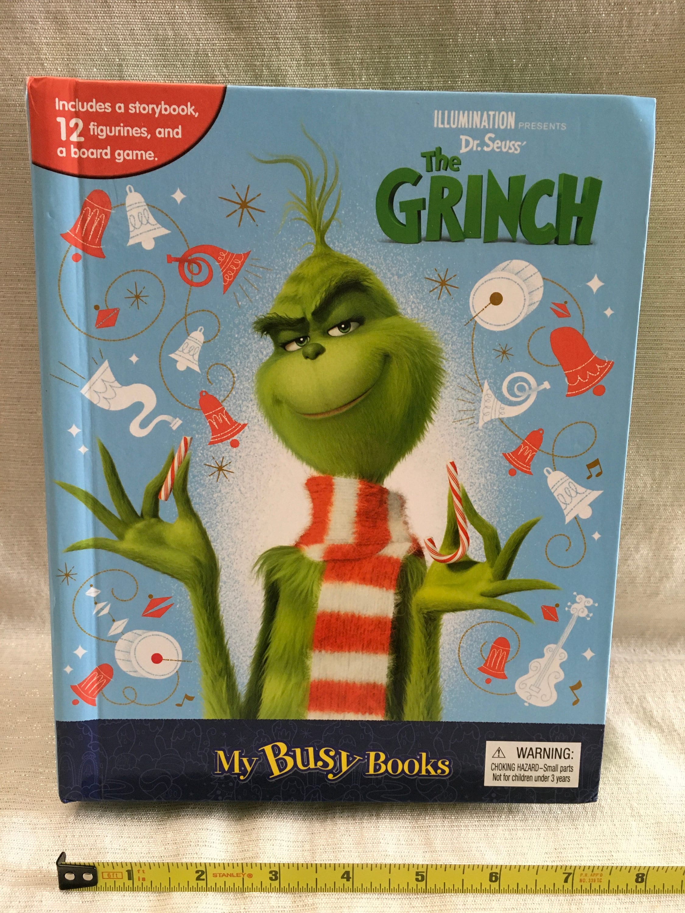 Illumination Dr. Seuss the Grinch Busy Book, Figures and Board Game - Etsy