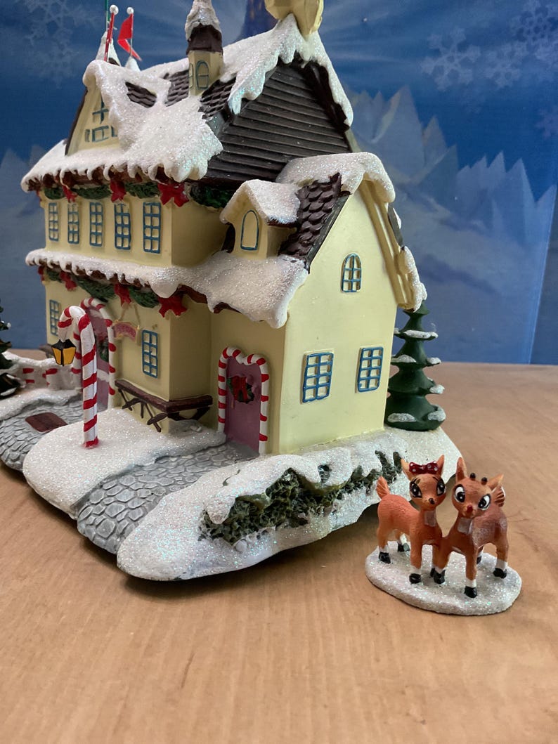 Vintage Rudolph the Red-nosed Reindeer Hawthorne Village Christmas Town ...
