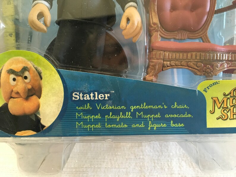 Vintage the Muppet Show Statler Figure - Etsy