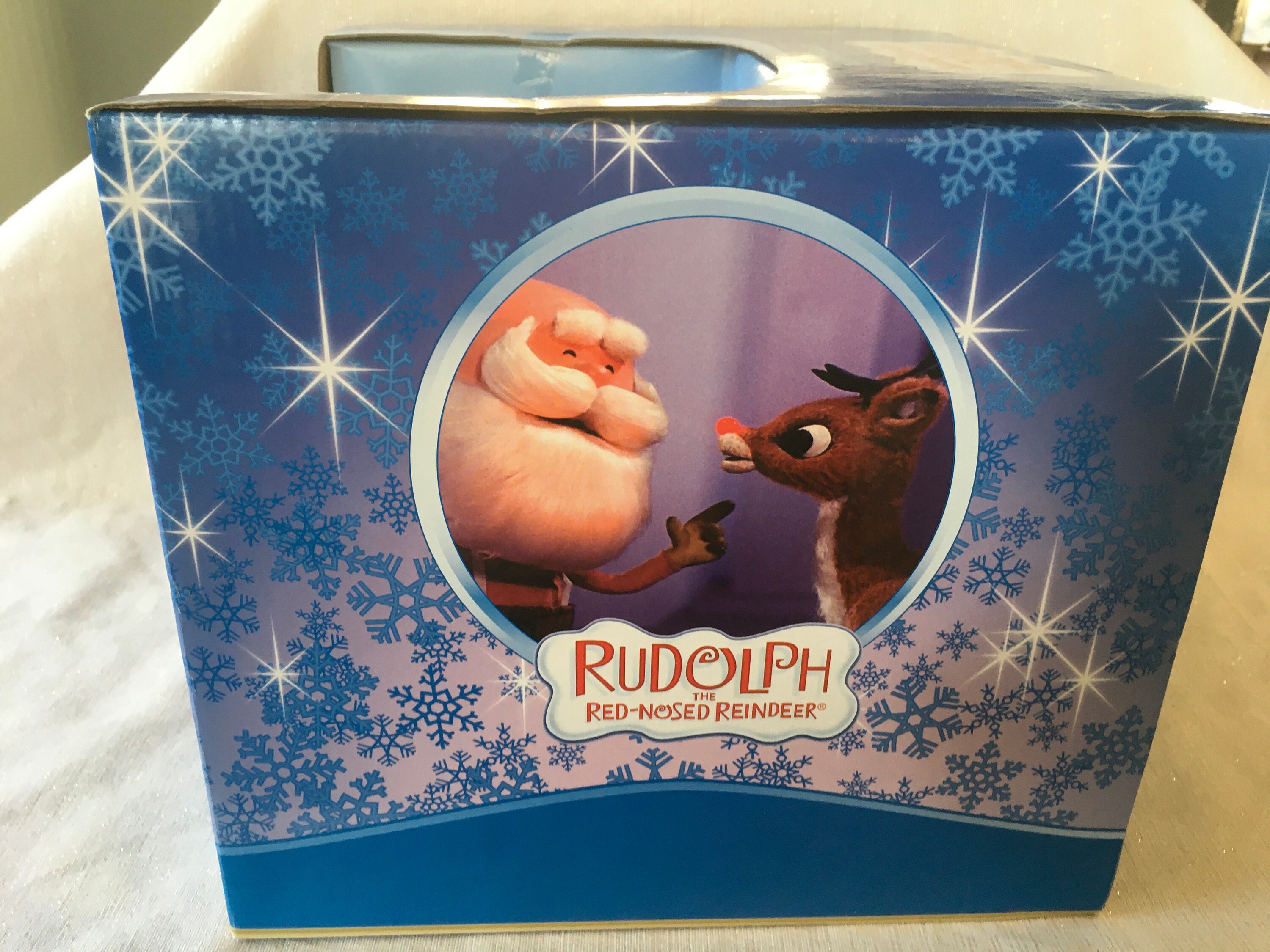 Rudolph the Red Nosed Reindeer Light up Santa Castle and Figures - Etsy