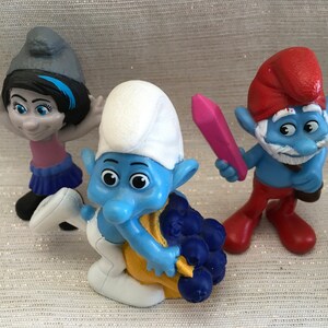 Smurf Figure Lot - Etsy