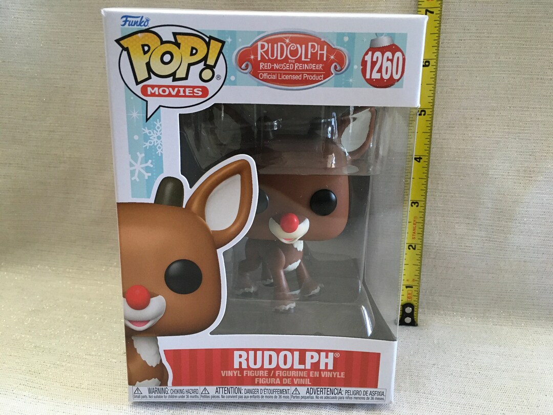 Rudolph the Red Nosed Reindeer Rudolph Figure Funko! - Etsy