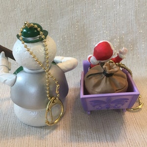 Vintage Rudolph the Red Nosed Reindeer Character Keychains - Etsy