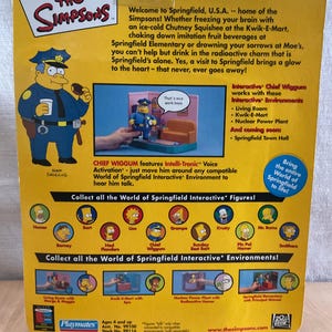 Vintage the Simpsons World of Springfield Interactive Figures - Etsy