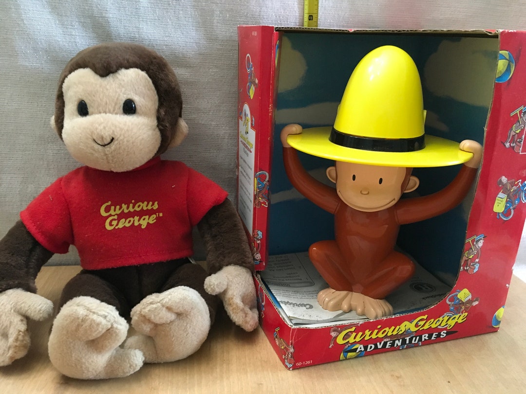 Vintage Curious George Plush and Unique Flashlight - Etsy