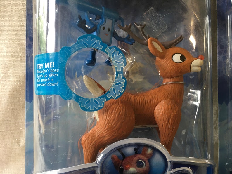 Vintage Rudolph the Red-nosed Reindeer Figures - Etsy