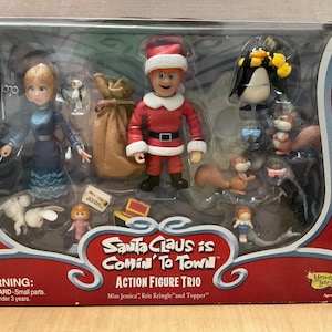 Vintage Rankin and Bass Santa Claus is Comin’ to Town Figure Set - Etsy