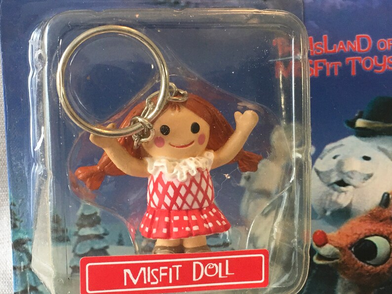 Vintage Rudolph the Red-nosed Reindeer Character Keychain - Etsy