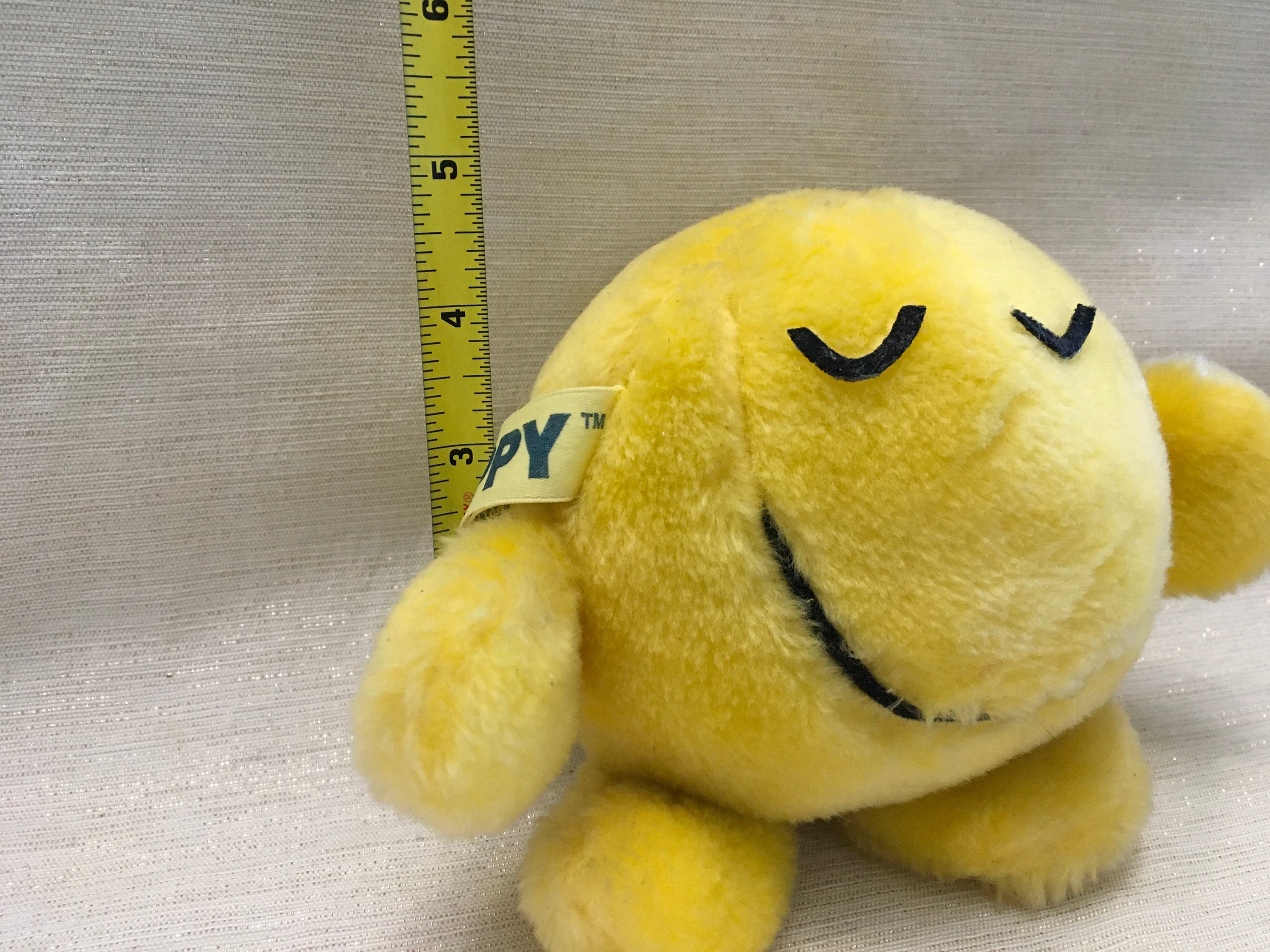 Vintage Mr. Happy Plush Knickerbocker 1980 Mr. Men Roger Hargreaves - Etsy