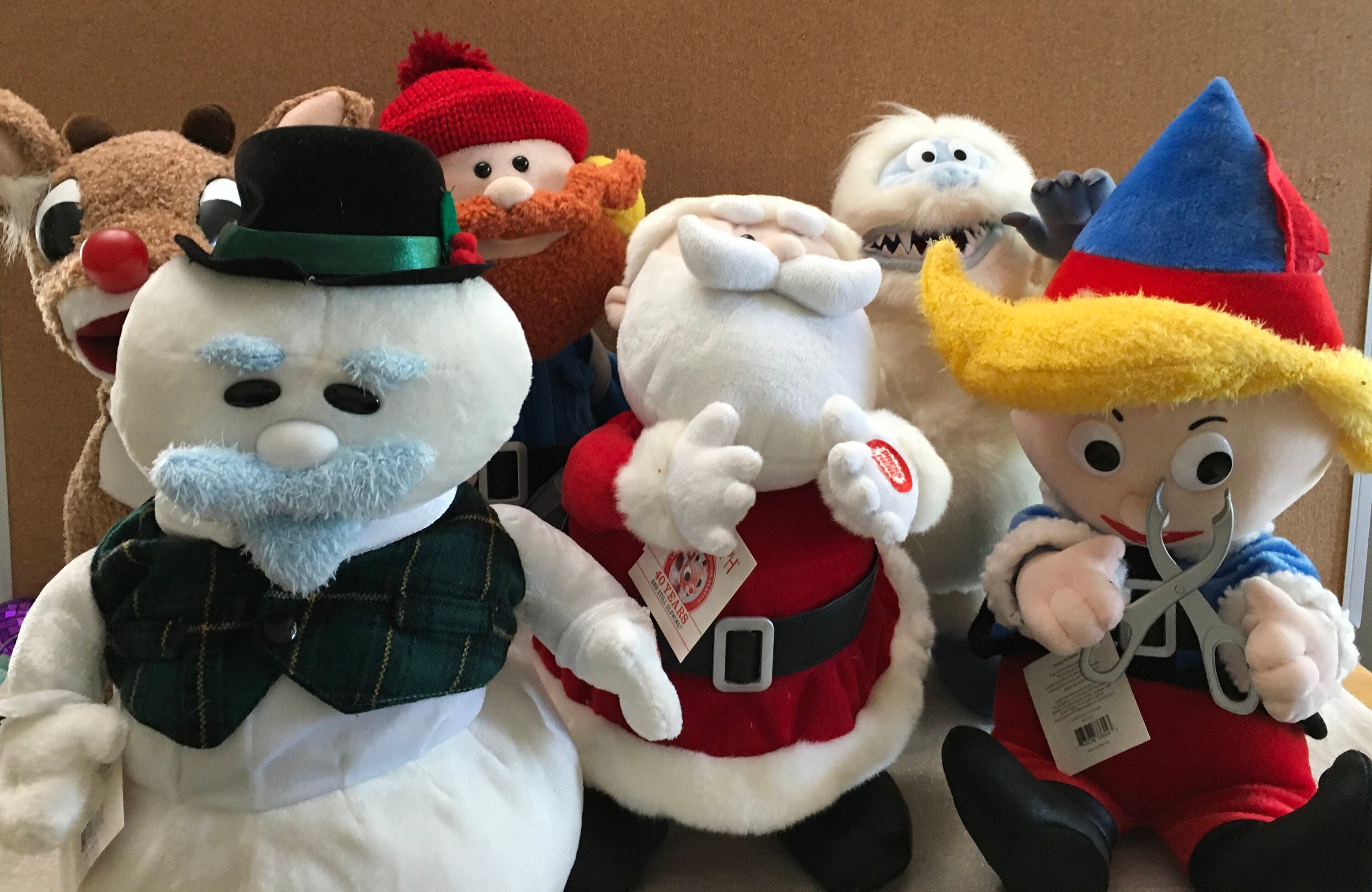 Vintage Rudolph the Red-nosed Reindeer 40th Year Large Stuffed Figures ...