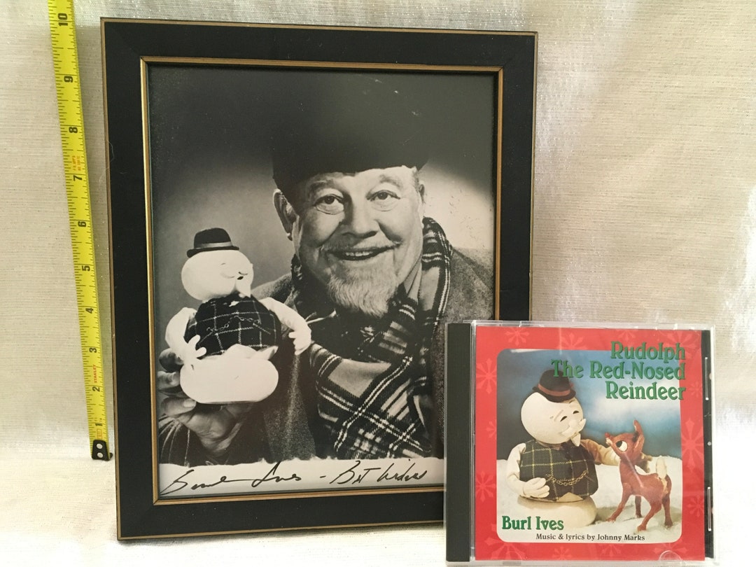 Burl Ives - Sam the Snowman Actor Autographed 8x10 Picture and CD - Etsy