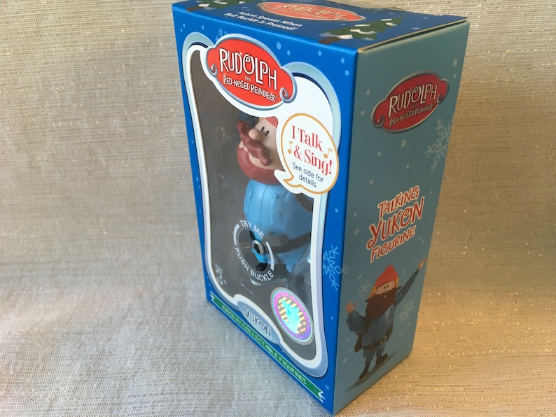 Rudolph the Red-nosed Reindeer Yukon Cornelius Figure - Etsy