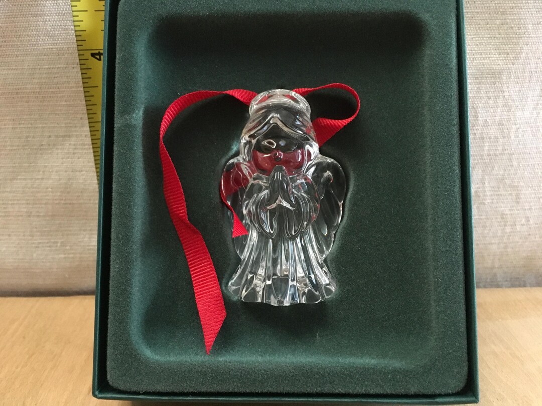 Vintage Waterford Crystal Angel Ornament - Etsy